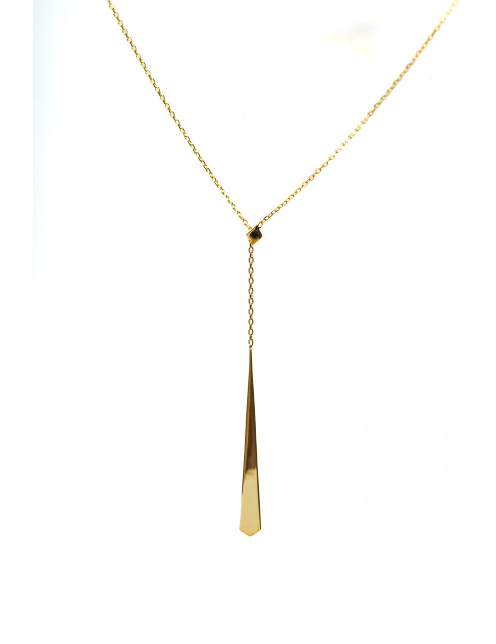 Colliers plume or 18 carats